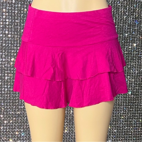 Express | Skirts | Express Mini Skirt Pink Ruffle Frilly Y2k Cute ...